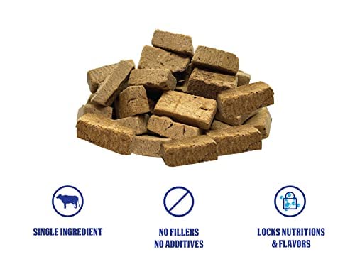 Nutri Bites (Value Pack) Beef Liver Pets Treats Freeze Dried Premium Quality Single Ingredients High Protein 17.6 OZ for Dogs and Cats