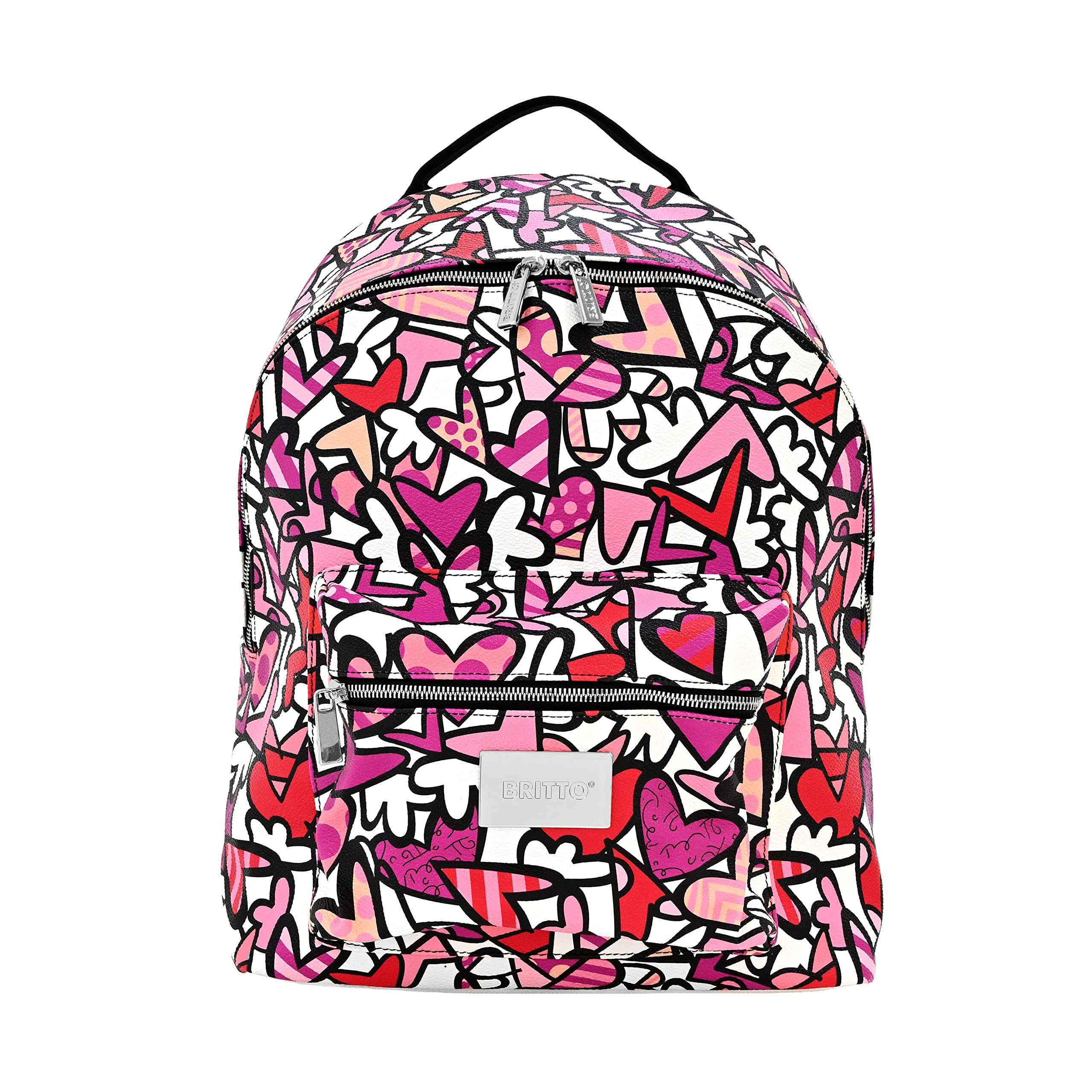 BRITTO Romero Vegan Leather Large Backpack, Alive