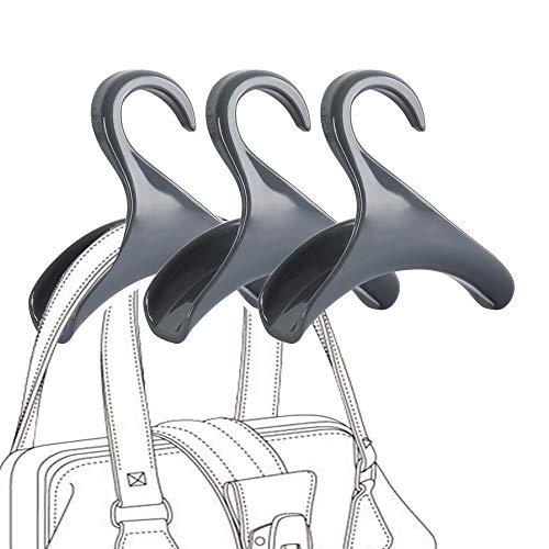 Purse Hanger Hook Bag Rack Holder - Handbag Hanger Organizer Storage - Over The Closet Rod Hanger for Storing and Organizing Purses | Backpacks |Satchels | Crossovers | Handbags | Tote(4 Pack)