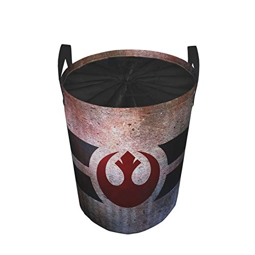 Laundry Hamper Larger Capacity Collapsible Dirty Cloth Hampers St-Ar-Wa-Rs Reb-El Alli-Ance Laundry Basket Freestanding Clothes Toy Storage Decorative Organizer In Living Room