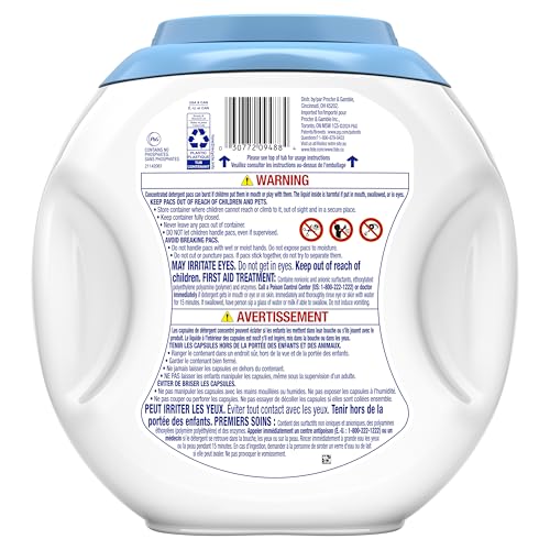 Tide PODS Free & Gentle Liquid Laundry Detergent Pacs, 76 count