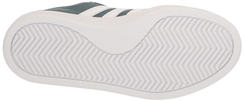 adidas Women's Grand Court Cloudfoam Lifestyle Comfort Sneaker, Arctic Night/White/Gold Metallic, 10