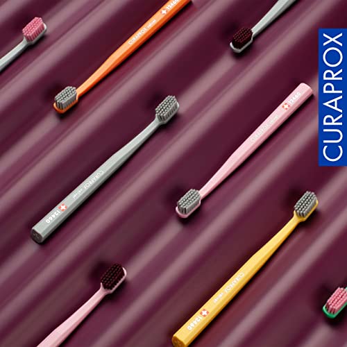 Curaprox CS 12460 Velvet Ultra-Soft Toothbrush; Extra Soft bristles for Sensitive Gums
