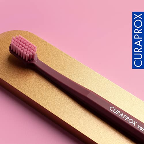 Curaprox CS 12460 Velvet Ultra-Soft Toothbrush; Extra Soft bristles for Sensitive Gums