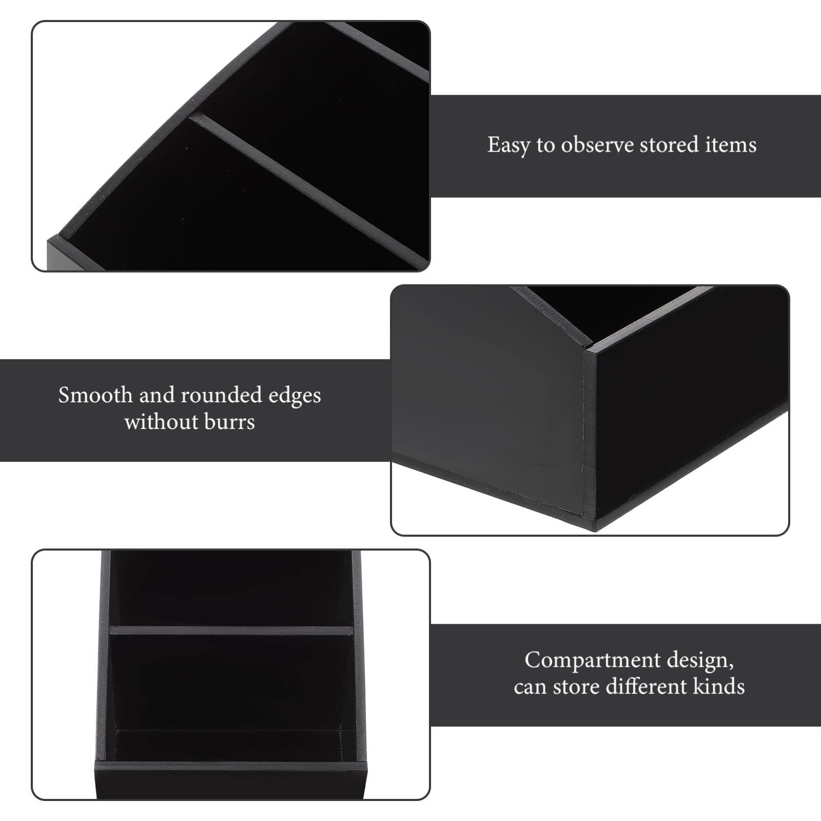 CALLARON Tea Bag Holder Organizer Tea Bag Rack Organizer 2pcs Coffee Pod Storage Box Acrylic Tea Bag Tea Bag Display Bar Accessories