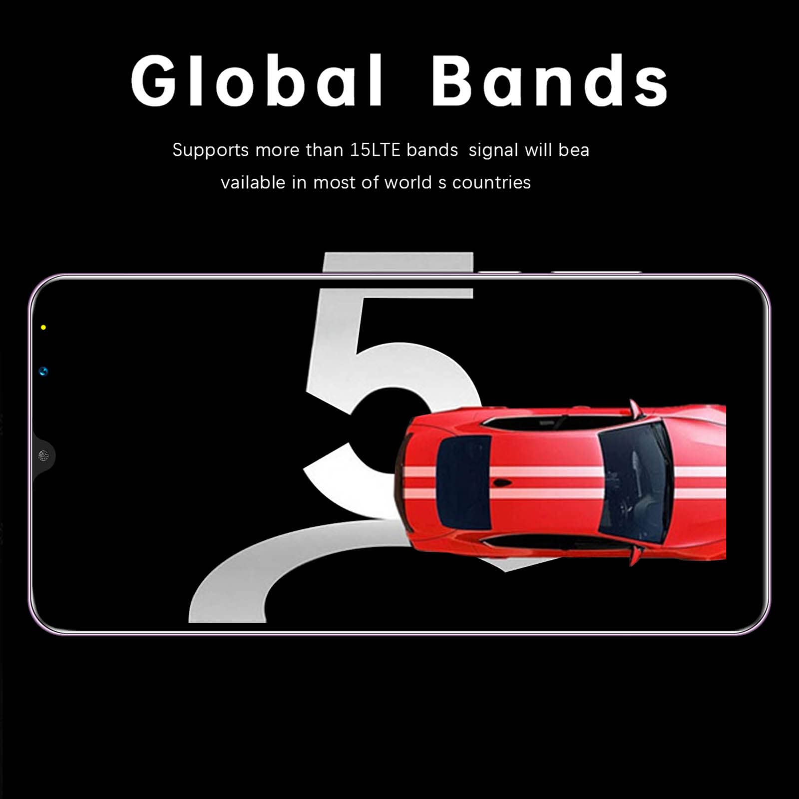 2023 Smartphone, Android Telephone S22+ 3G Smartphone Deca Core 512MB ROM 4GB RAM Mobile Phone US PLug with Earphone, Holiday Gift for Family (BLACK)