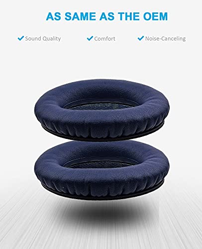 Esen QuietComfort 35 II Replacement Earpads, Soft&Comfortable QC35, Great Sound Quality Ear Cushion Replacement Parts Compatible with Bose QC35 IIQC35QC25QC15QC2 Headphones (Blue)