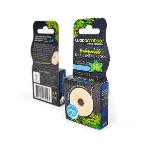 WooBamboo! Biodegradable Silk Dental Floss: 4-Pack Bundle
