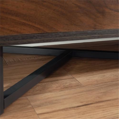 Sauder Canton Lane Engineered Wood/Metal Lateral File in Brew Oak