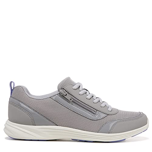 Vionic Women's Agile Cassis Walking Sneaker- Supportive Active Sneaker That Includes an Orthotic Insole and Cushioned Outsole for Arch Support, Light Grey 8 Medium