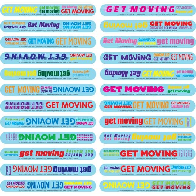 Really Good Stuff Get Moving Sticks 36 Sticks