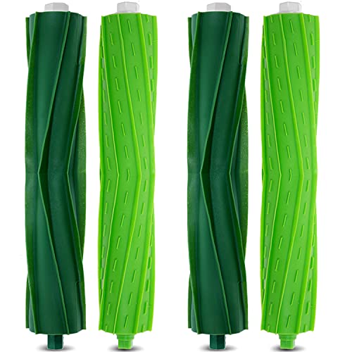 SogYupk Roller Brushes Replacement Parts,2 Set Multi-Surface Rubber Brush Compatible for E&I &J Series E5 E6 E7 i3 i3+ i4 i6 i6+ i7 i7+ i8 i8+Plus j7 j7+ Vacuum Accessories.
