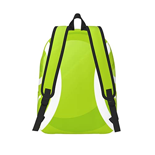 YOPIGOT Tennis Canvas Backpack Tennis Travel Backpack Tennis Laptop Backpack For Men Women S