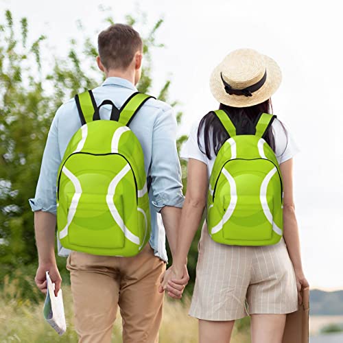 YOPIGOT Tennis Canvas Backpack Tennis Travel Backpack Tennis Laptop Backpack For Men Women S