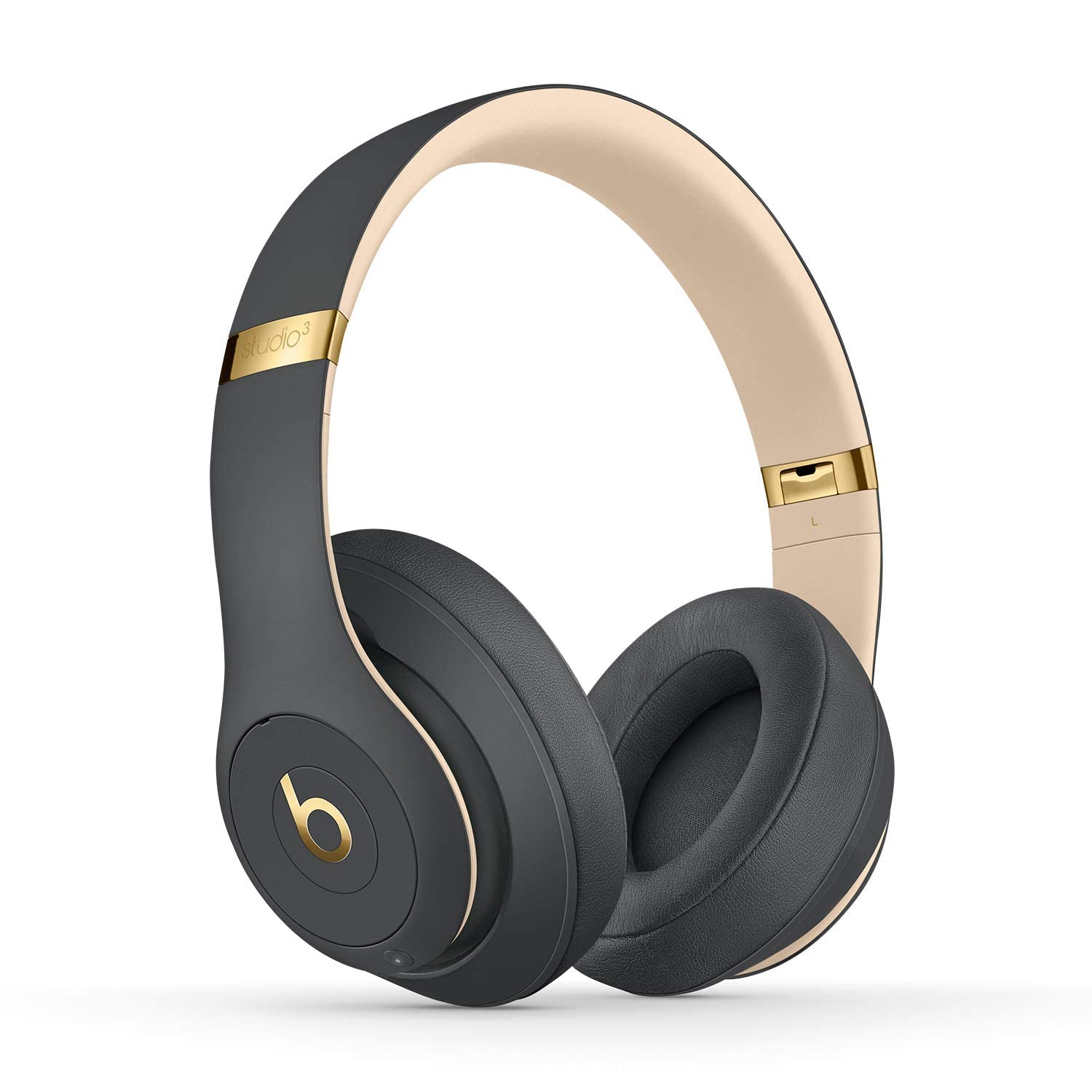 Beat Studio3 Wireless Noise Cancelling Over-Ear Headphones - W1 Headphone Chip, Class 1 Bluetooth, Active Noise Cancelling, 22 Hours of Listening Time (Shadow Gray)