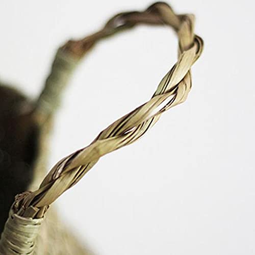UXZDX Wicker Woven Basket Rattan Hanging Flowerpot Flowerpot Dirty Clothes Basket Storage Basket