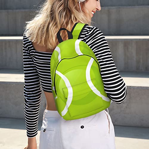 YOPIGOT Tennis Canvas Backpack Tennis Travel Backpack Tennis Laptop Backpack For Men Women S