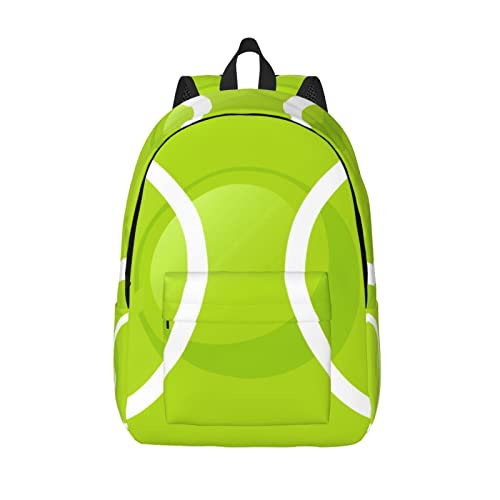 YOPIGOT Tennis Canvas Backpack Tennis Travel Backpack Tennis Laptop Backpack For Men Women S