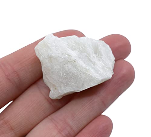 Raw Oligoclase, Mineral Specimen - Approx. 1" - Geologist Selected & Hand Processed - Great for Science Classrooms - Eisco Labs