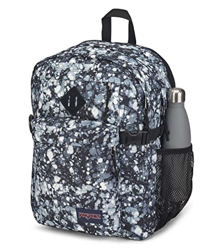 JanSport Main Campus Backpack - Travel or Work backpack w 15-Inch Laptop Sleeve and Dual Water Bottle Pockets, Batik Dots