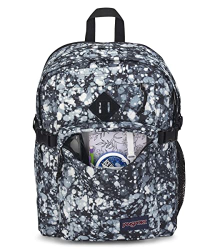 JanSport Main Campus Backpack - Travel or Work backpack w 15-Inch Laptop Sleeve and Dual Water Bottle Pockets, Batik Dots