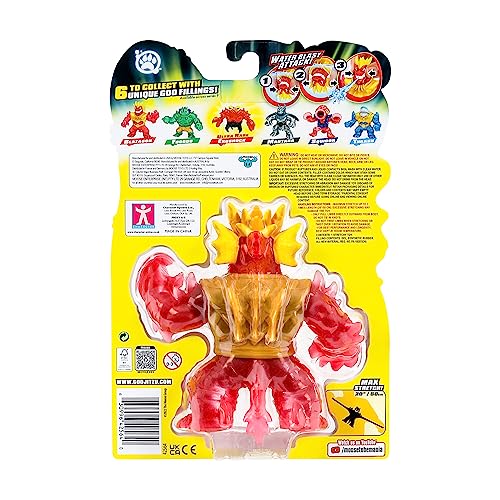 Heroes of Goo Jit Zu Deep Goo Sea Blazagon Hero Pack. Super Stretchy, Goo Filled Toy. with Water Blast Attack Feature. Stretch Him 3 Times His Size!