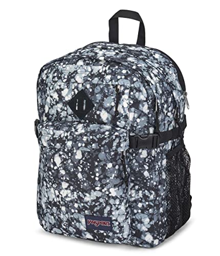 JanSport Main Campus Backpack - Travel or Work backpack w 15-Inch Laptop Sleeve and Dual Water Bottle Pockets, Batik Dots