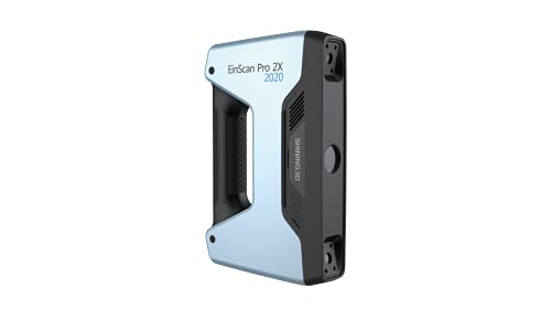 New Einscan Pro 2X 3D Scanner Premium Edition with Handheld HD Feature Alignment 0.2mm Resolution for Reverse Engineering, Manufacturing, Design, Art, Medical, Education