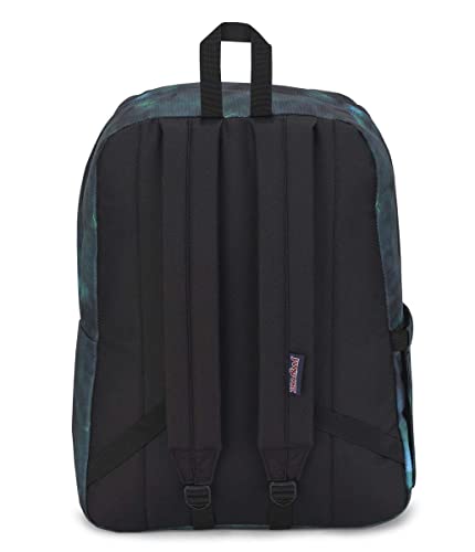 JanSport SuperBreak Plus Backpack with Padded 15-inch Laptop Sleeve and Integrated Bottle Pocket - Spacious and Durable Daypack for Work and Travel - Matrix Glitch