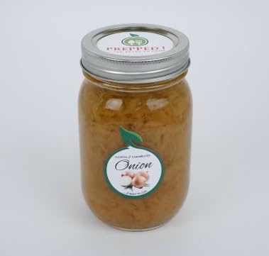 Onion Caramelized Onions - "Prepped!" - All Natural Real Caramelized Onion Made with Onions, Oil and Salt.