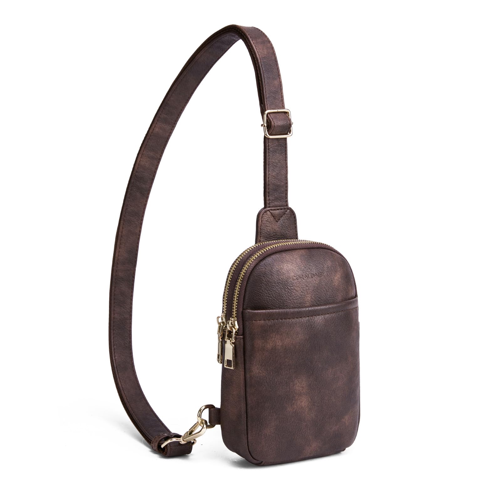 CORALDAISY Crossbody Bags for Women Sling Bag Fanny Packs for Women Crossbody purses Belt Bag for women cross body bag purse Gifts, Coffee