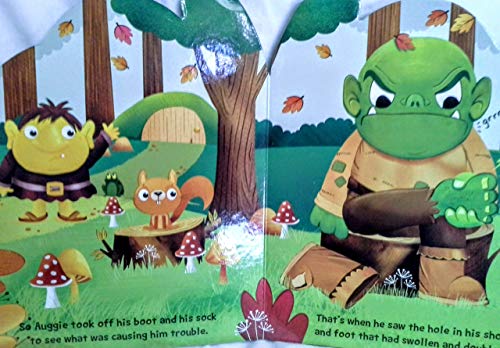 Greenbrier International Auggie The Grump Illustrated Children's Board Book