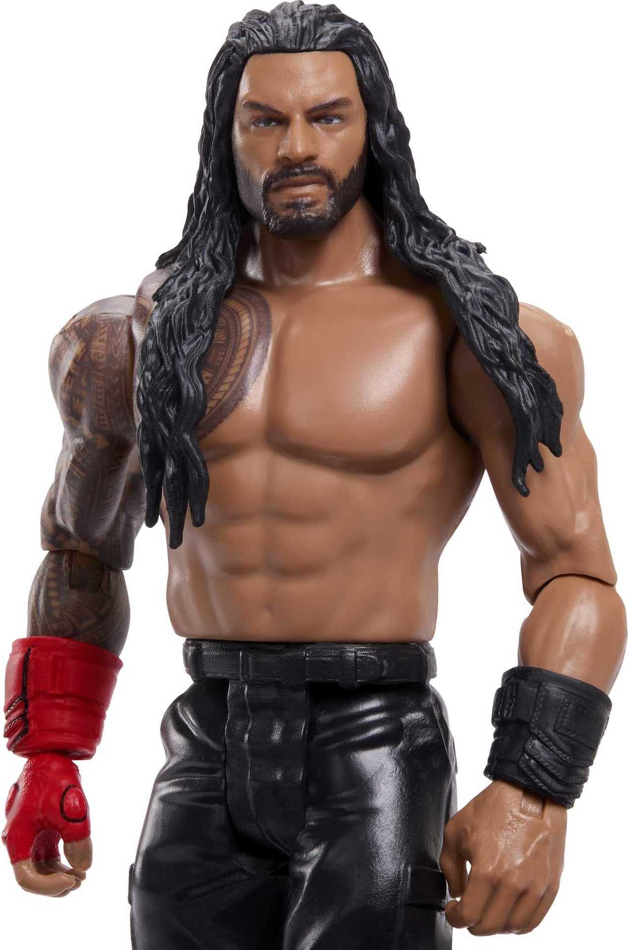 Mattel WWE Elite Collection Top Picks Action Figure, Roman Reigns 6-inch Collectible with 10 Articulation Points & Life-Like Look