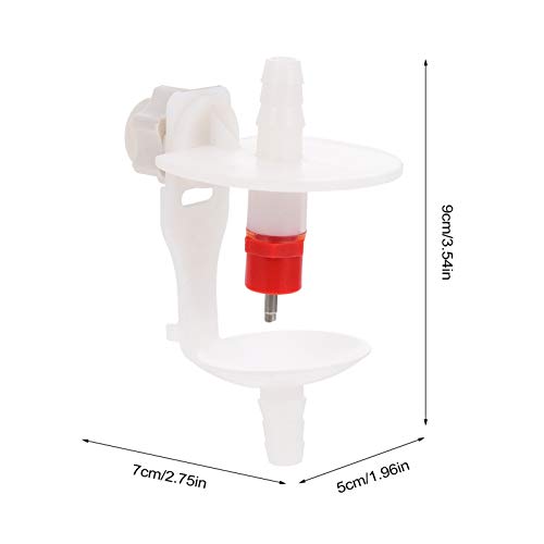 balacoo Bird Water Dispenser 4pcs Bird Water Feeder Automatic Parrot Water Bottle Pet Bird Plastic Drinker Bowl Waterer Clip Dispenser for Cage Pet Budgie Lovebirds Cockatiel Poultry Auto Feeder