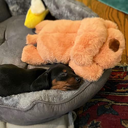 Original Snuggle Puppy Junior - Heartbeat Behavioral Aid Puppy Toy โ Puppy Heartbeat Toy Sleep Aid (Biscuit)