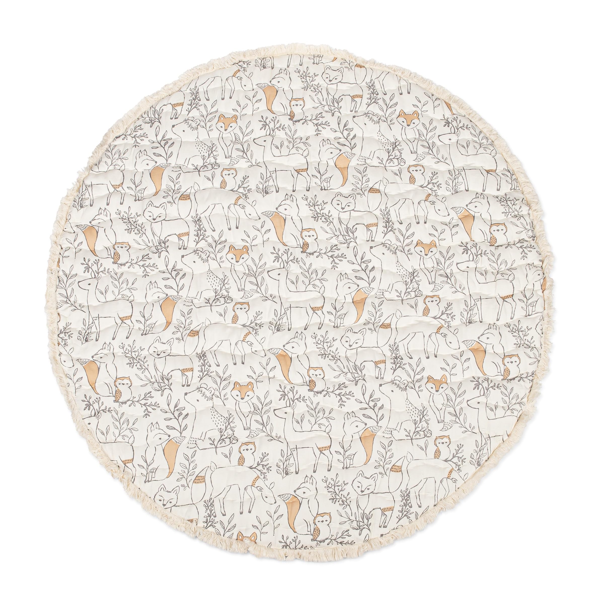 Crane Baby Activity Mat, Baby Play Mat for Boys and Girls, Woodland Animals, 40" x 40", Baby Must Haves, Infant Play Mat, Tummy Time Baby Floor Mat, Kids Play Mat, Tummy Time Mat, Tummy Time Toys
