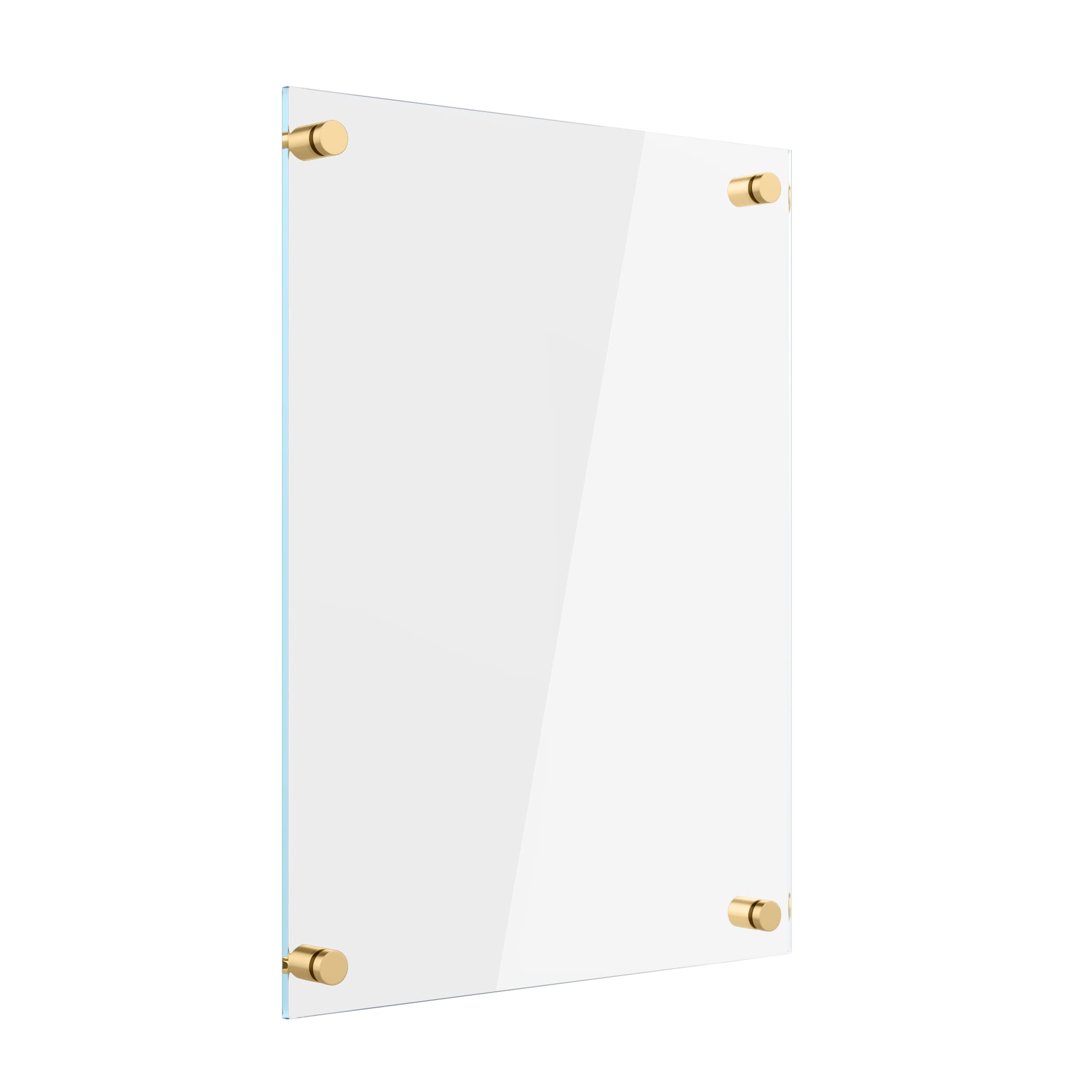 Ships Next Day, Made in USA - Acrylic Dry Erase Board | Non-Magnetic Dry Erase Board | Hanging Frameless White Board | Acrylic for Office, School and Home Walls | for Kids & Adults (Clear - 11x14)