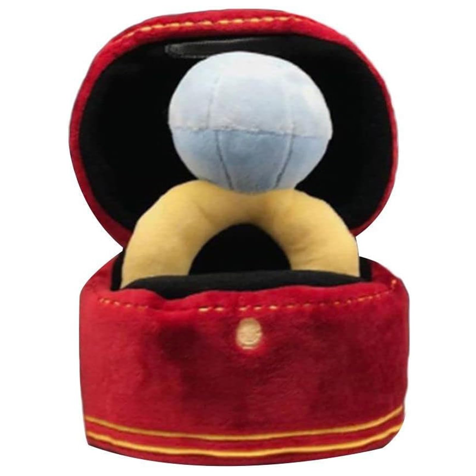 HomeSoGood Squeak Plush Toy, Interested Diamond Ring Case, Stuffed Pet Chew Soft Pet Supplies Dog Toy for Dog Wedding