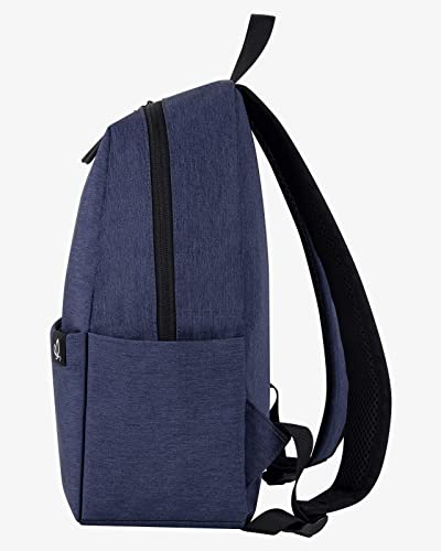 WATERFLY Mini Basic Lightweight Backpack: Simple Solid Color Lightweight Casual Everyday Backpack Small Basic Ultralight Travel Daypack For Woman Man Adult