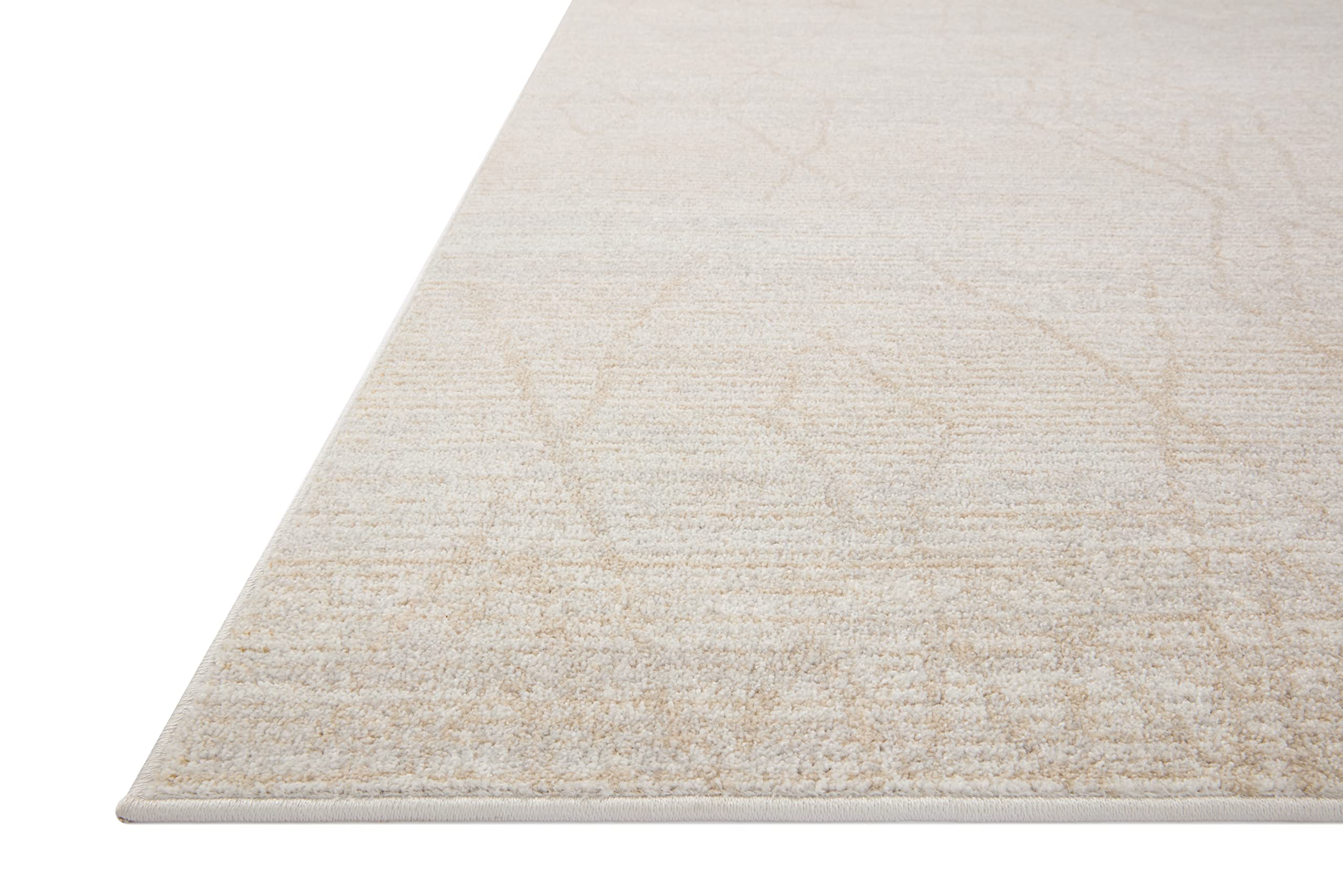Loloi II Kamala Collection KAM-03 Natural/Mist 2'-7" x 12'-0" Runner Rug