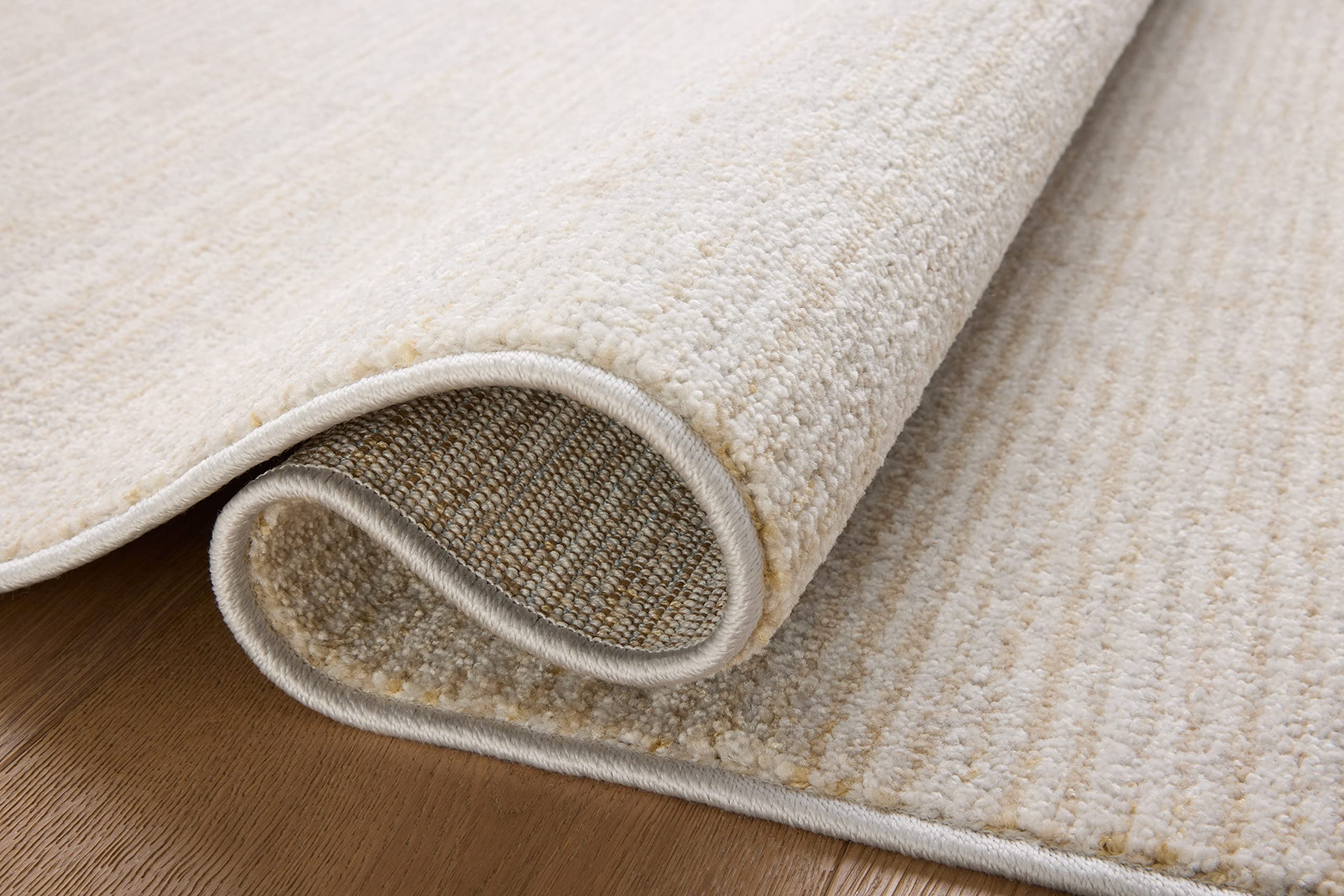 Loloi II Kamala Collection KAM-03 Natural/Mist 2'-7" x 12'-0" Runner Rug