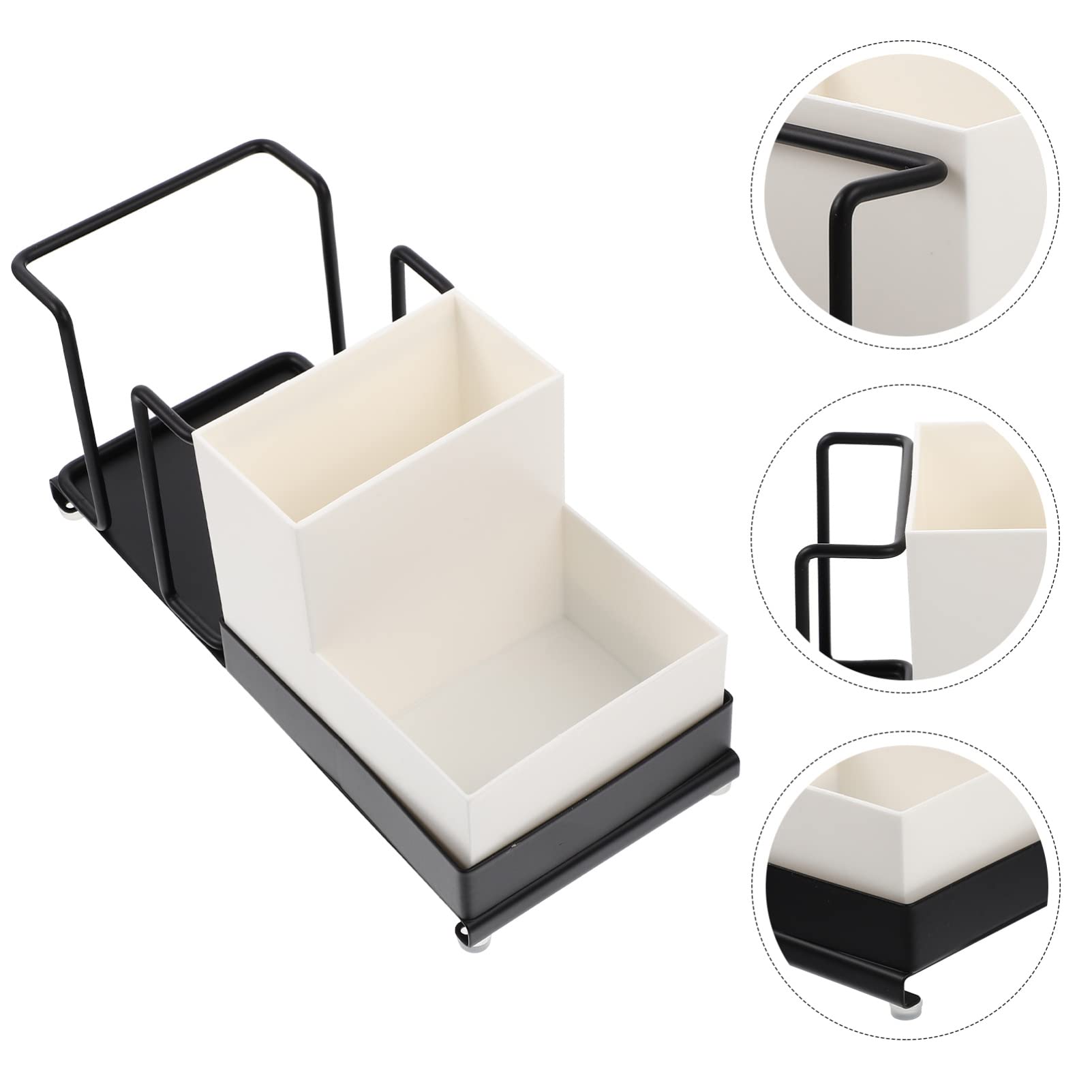 Makeup Organizer Storage Holder Coffee Station Supplies Coffee Organizer Cotton Swab Container Coffee Cup Organizer Paper Cup Holder Countertop Organizer Paper Cup Organizer