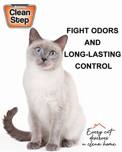 Jadawa Clean Step All Natural Cat Litter, Maximum Clumping Litter, 99.5% Dust Free (9.3 lb, Extreme-Activated Carbon)