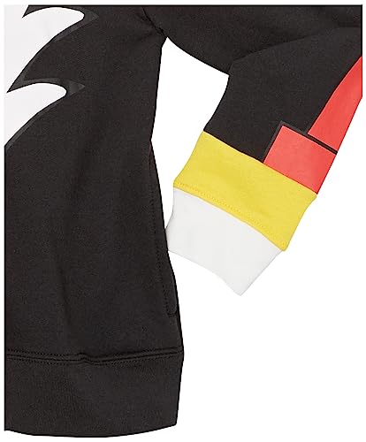 Sega Big Sonic The Hedgehog Shadow Costume Zip Up Fleece Hoodie-Boys 4-20, Black, 8
