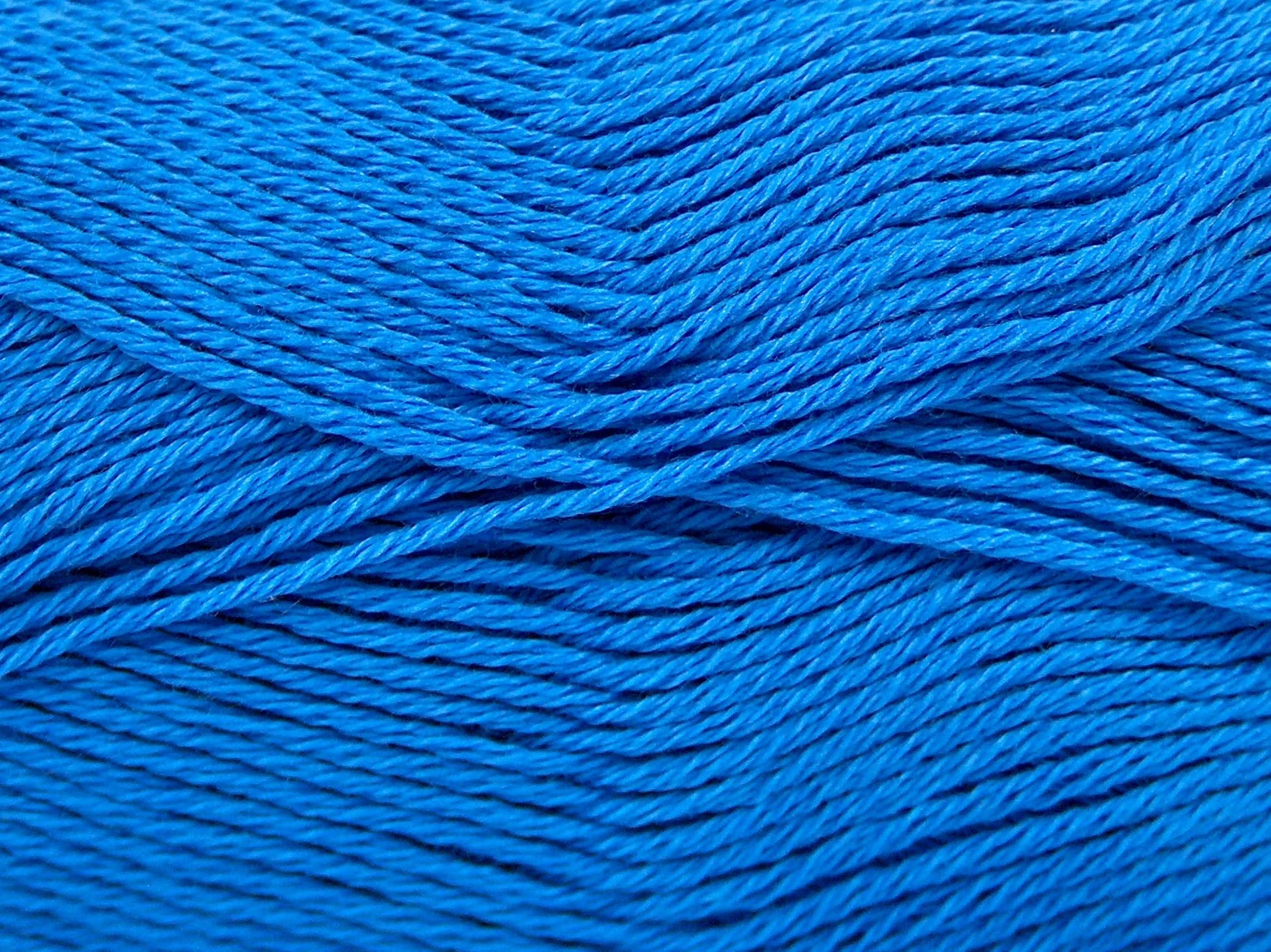 Lot of 6 Skeins Ice Yarns Cecilia Cotton (100% Mercerised Cotton) Yarn Blue