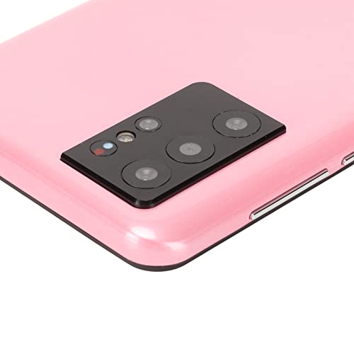 LEYT 5 Inch Pink Smartphone Micro USB 5MP Front 8MP Rear 2.4G 5G 2GB RAM 16GB ROM Mobile Phone Pink 100-240V Face Recognition for Work (US Plug)