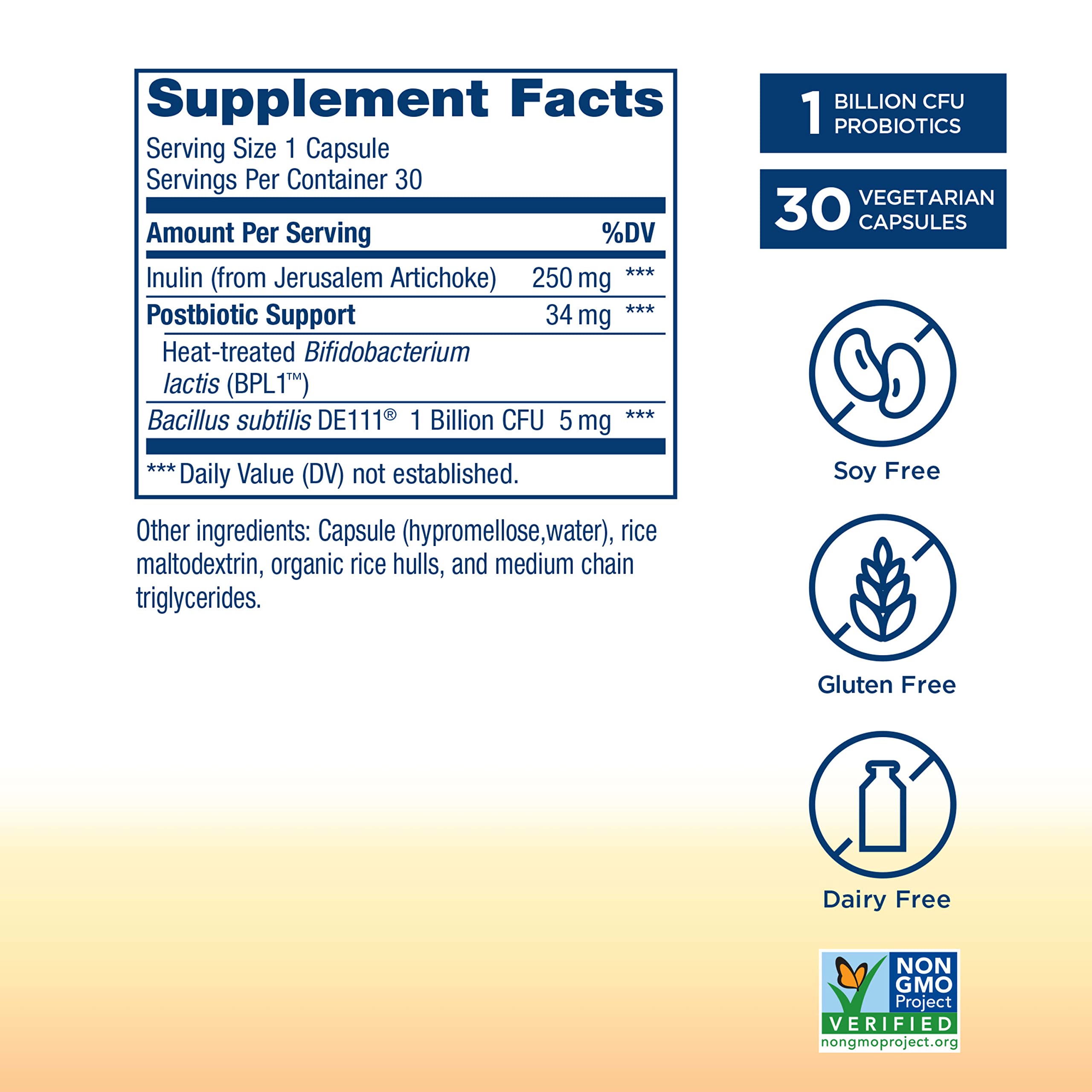 Renew Life Metabolic Boost Pre + Pro + Postbiotic; Prebiotics, Probiotics and Postbiotics Support Optimal Digestive Health and Metabolic Health; 30 Vegetarian Capsules*