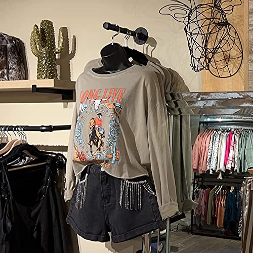 4-Packs Female Mannequin Body Set, 27 inches Height Hanging Mannequin Torso with Hook Plastic Half Dress Form for Clothing, Accessories, Shirt Display (White)