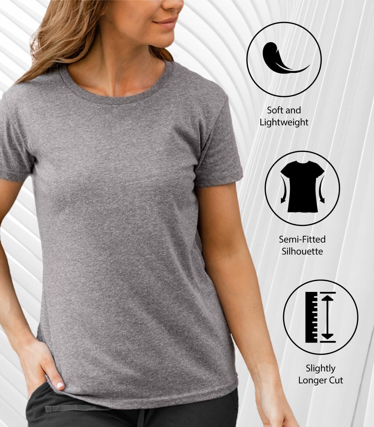 Instant Message - in A World of Tens Eleven - Women's Short Sleeve Graphic T-Shirt - Size Medium Heather Red