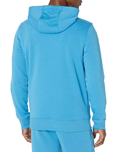 Amazon Essentials Men's Lightweight Long-Sleeve French Terry Hoodie, Turquoise Blue, Medium